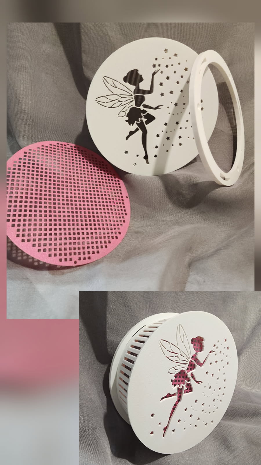 Decorative Smoke Alarm Cover Sets - Includes Decorative Cover, Base, a ...