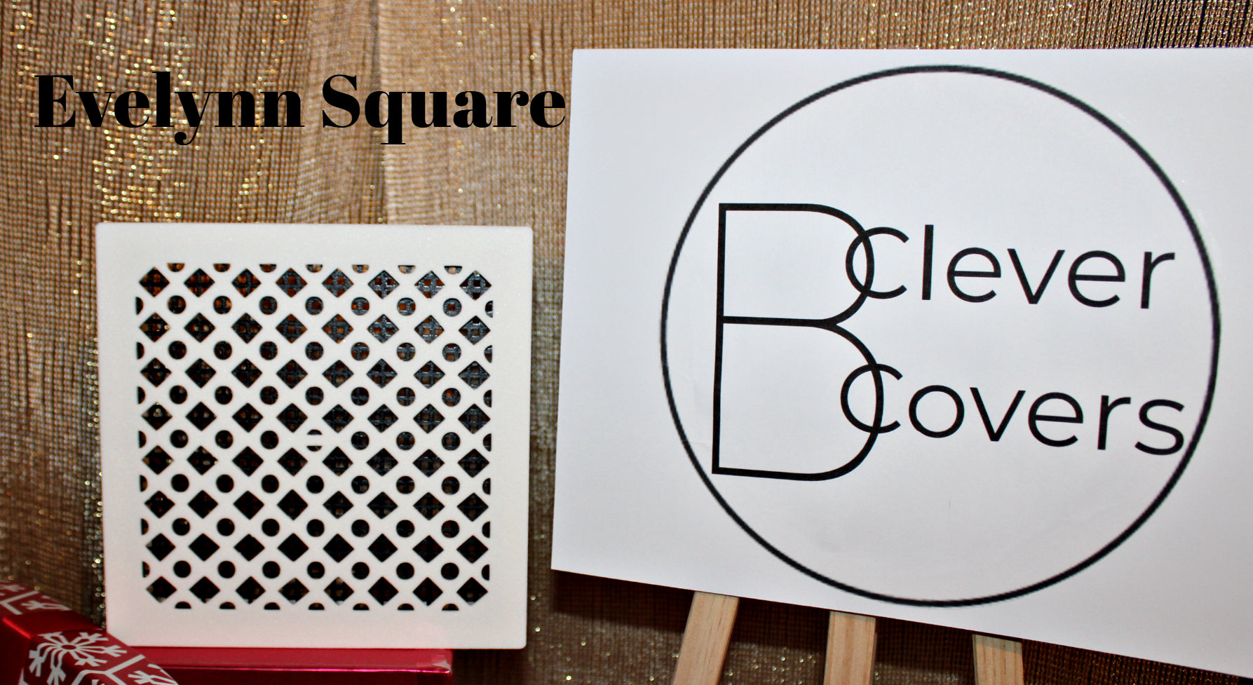 Decorative Smoke Detector Cover -Square Evelynn – B Clever Covers