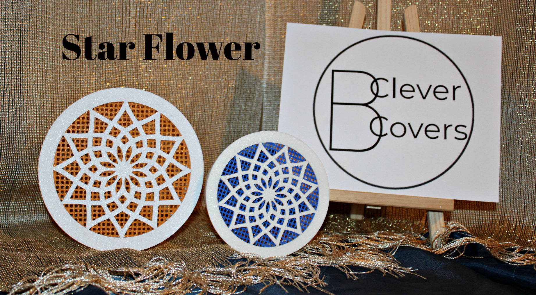Decorative Smoke Detector Cover - Star Flower – B Clever Covers